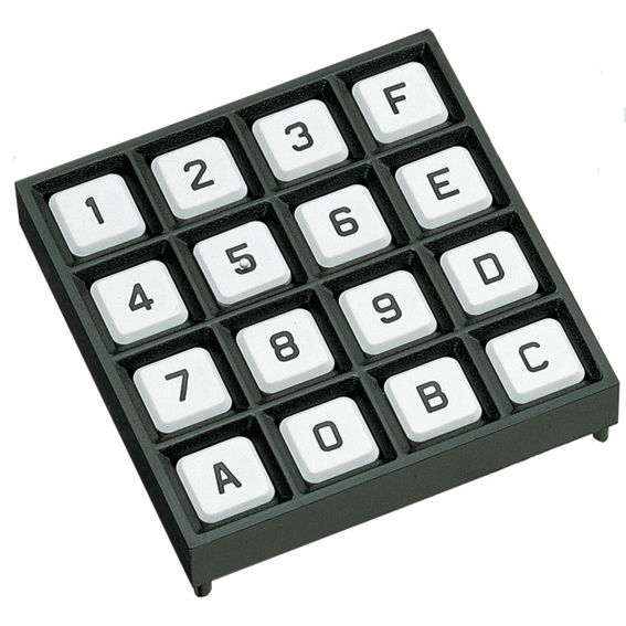 12-key keypad - 83 series - Grayhill - 16-key / panel-mount