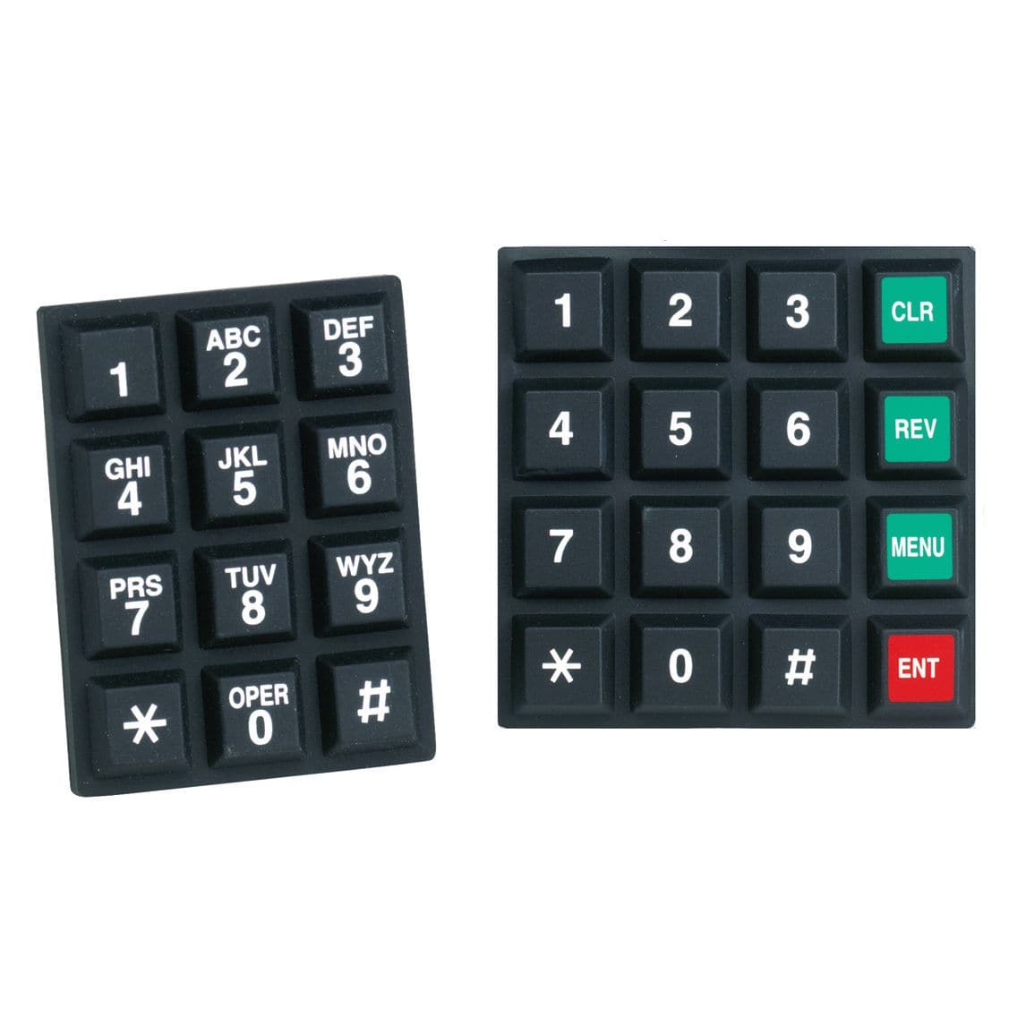 16-key keypad - 84 series - Grayhill - 15-key / panel-mount / rubber