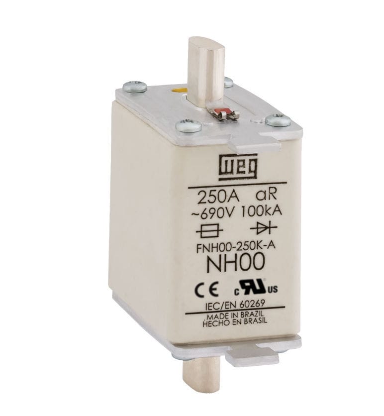 NH fuse - FNH_K - WEG Gear Systems GmbH - type D / thermal / ceramic