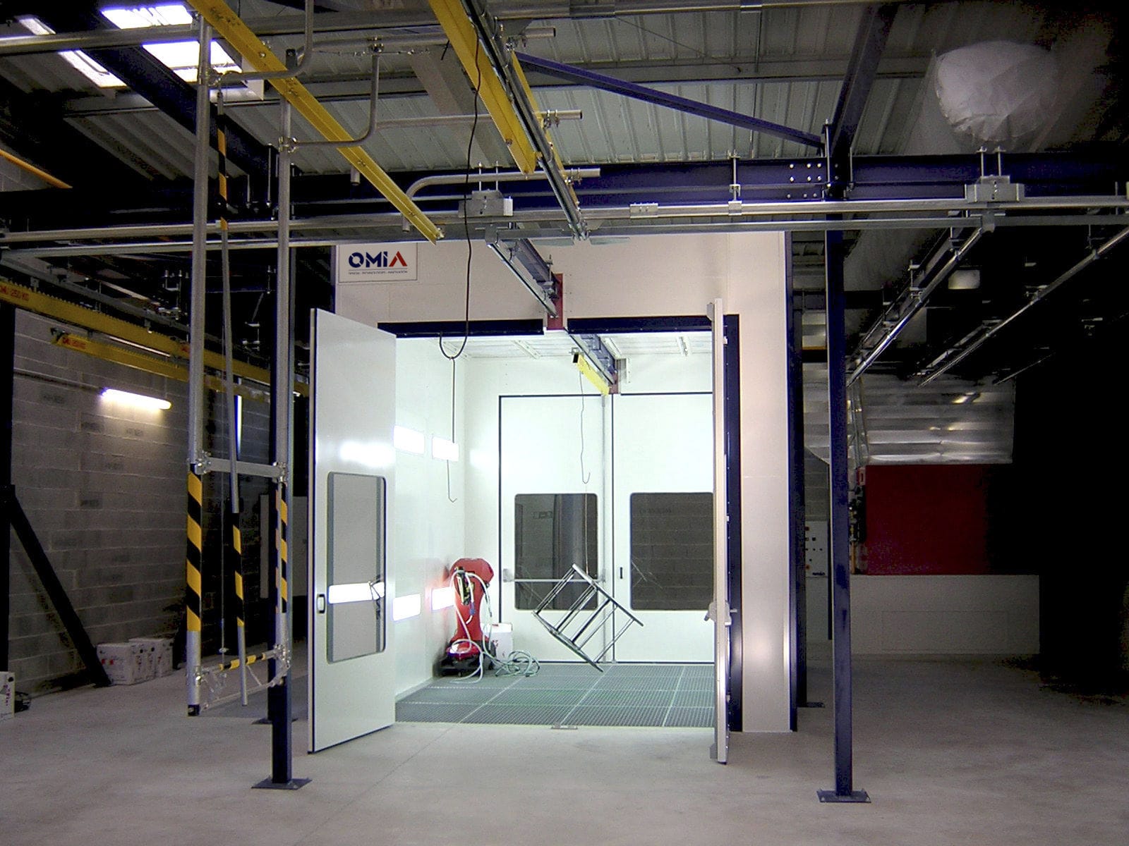 Filter powder coating booth - OMIA - with vertical ventilation