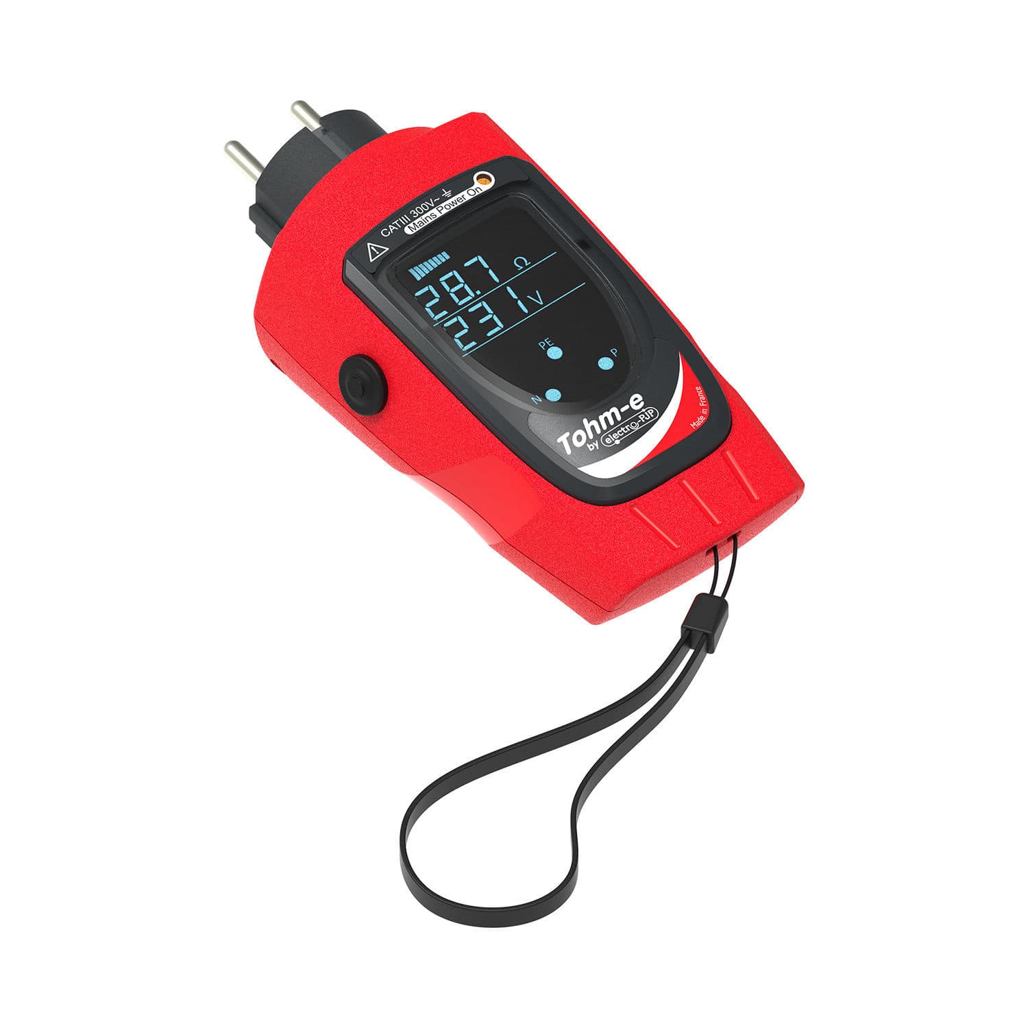 Earth resistance measuring device - T2-FR100 - ELECTRO PJP - voltage ...