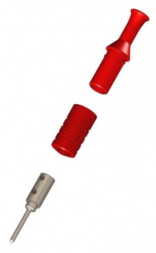 Electric test probe - ø 2 mm, 300 V, 36 A | 1063-d2 - ELECTRO PJP