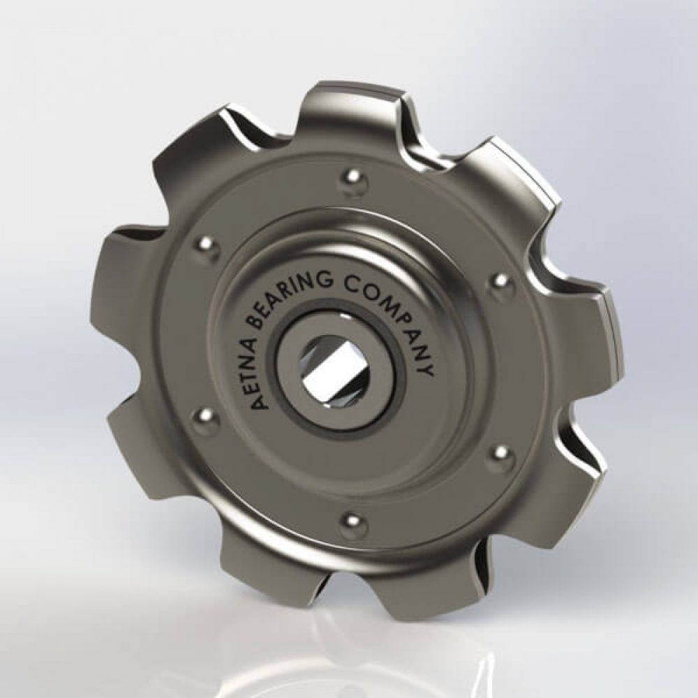 Chain sprocket wheel - AG241 series - AETNA - straight-toothed / idler