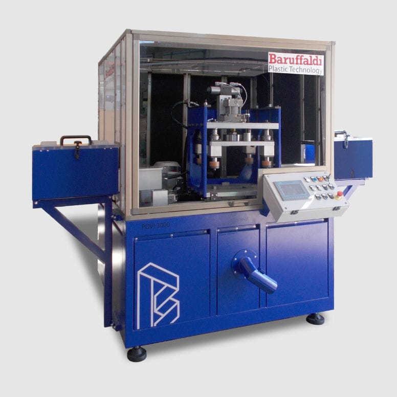 Semi-automatic punching machine - POVI 3000 series - Baruffaldi Plastic Technology - hydraulic ...
