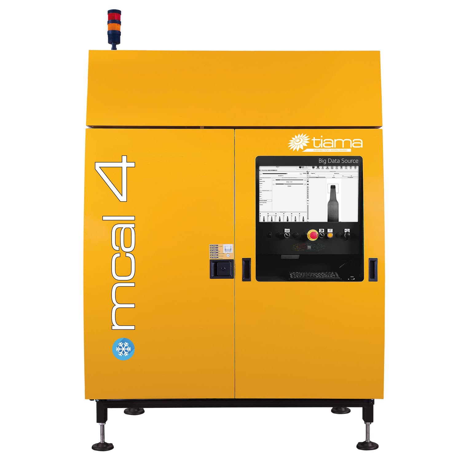 Cylinder inspection machine - MCAL 4 - Tiama Group - high-speed / defect