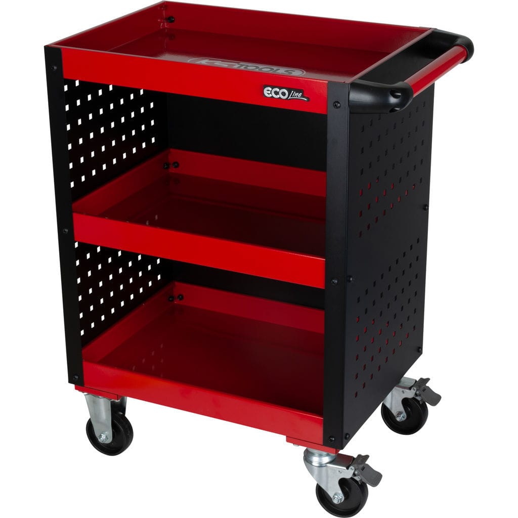 Workshop trolley - 890.0006 - Kstools - steel / 3 levels / tool-holder