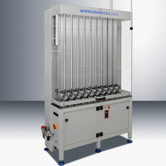 Shock test stand - ChocTest - UNIMEC - motorized / watch / for laboratory