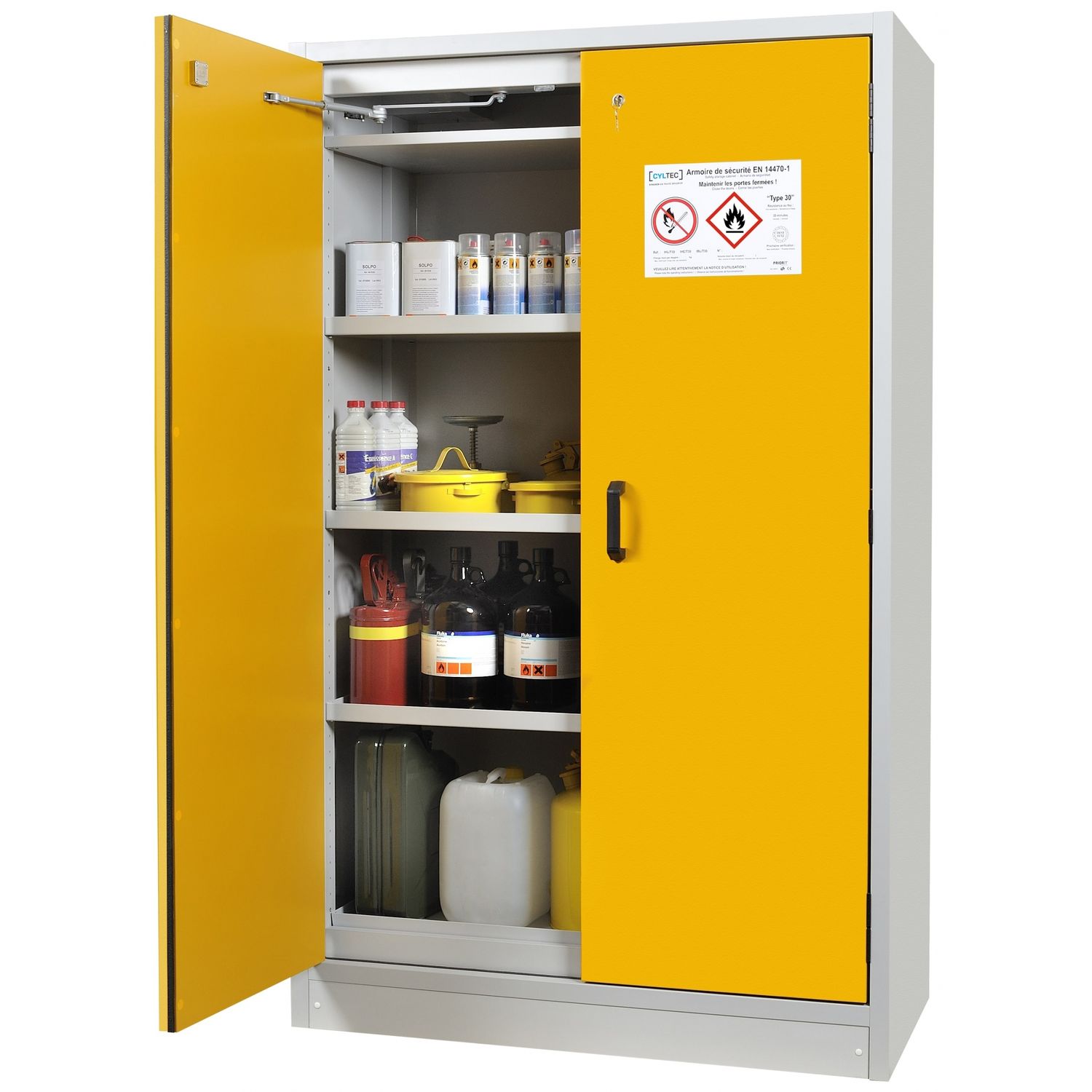 Flammable product cabinet - IHL CMR INFLAMMABLE - CYLTEC - storage ...