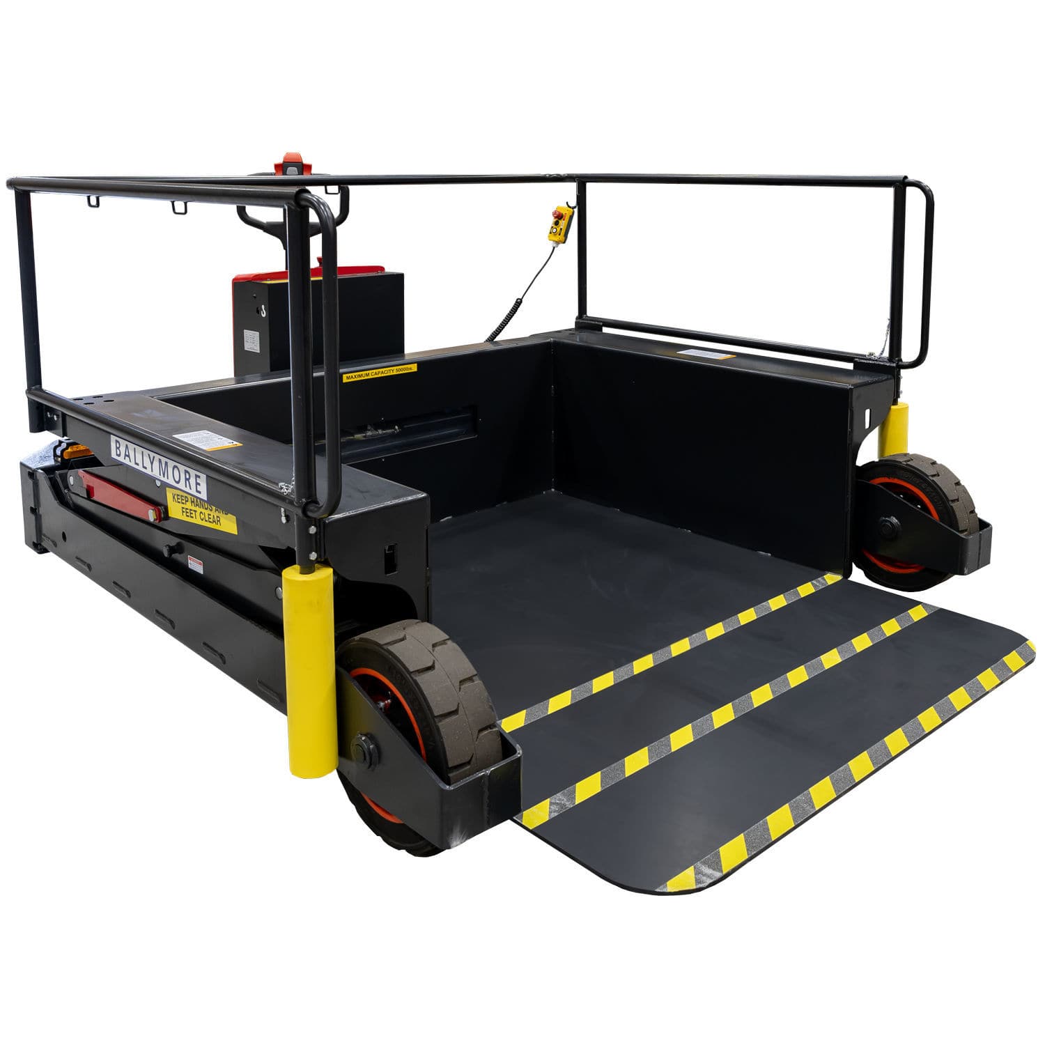 Rough terrain loading dock - RT-PLD-5K - BALLYMORE - mobile / scissor
