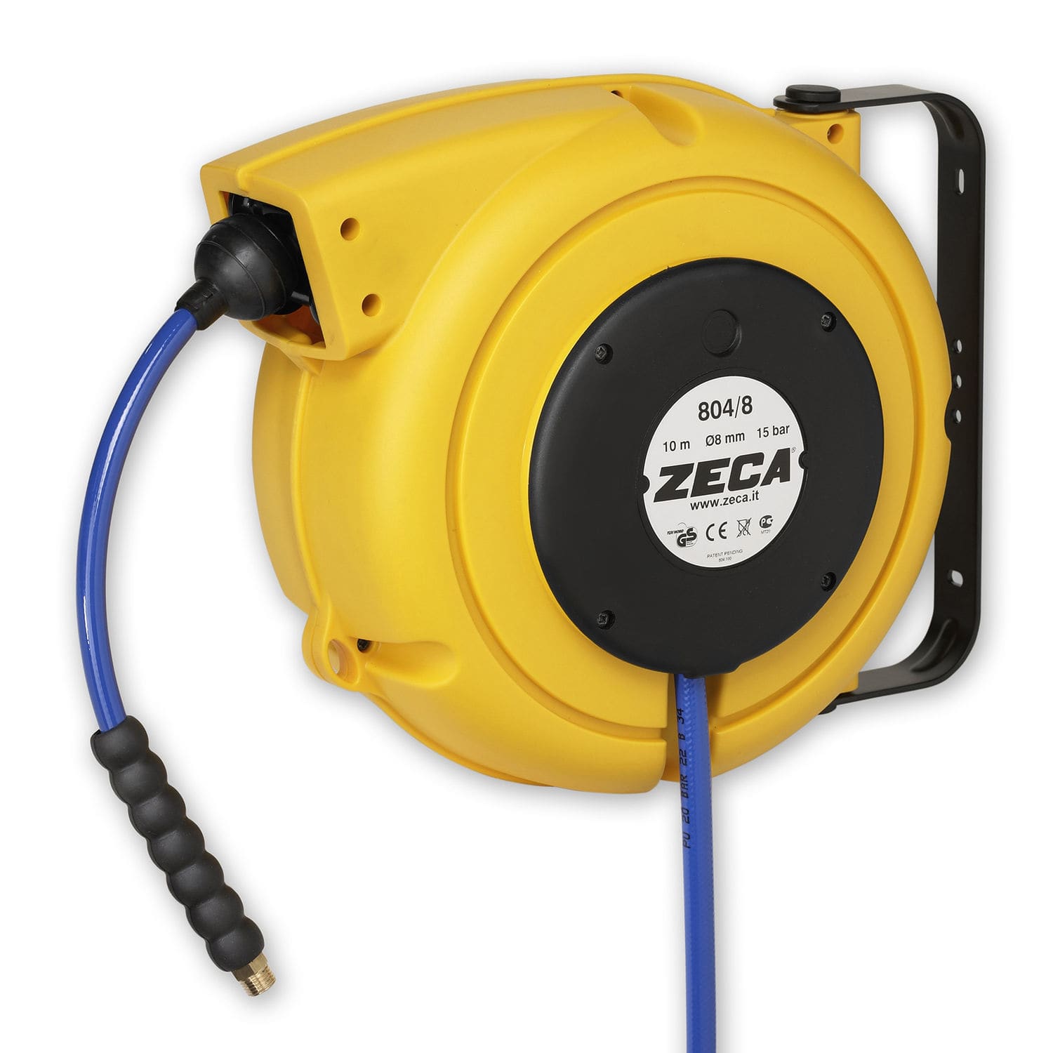 Hose reel - 804 Series - ZECA - spring rewind / fixed / swiveling