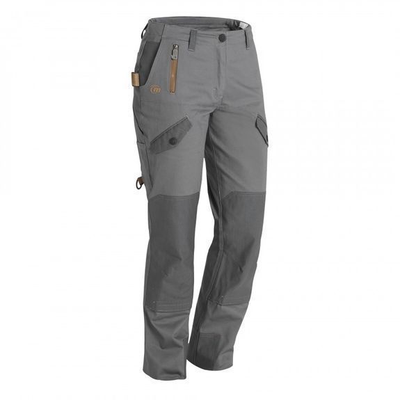 Work pants - 0021707002 - Molinel - cotton / spandex / gray