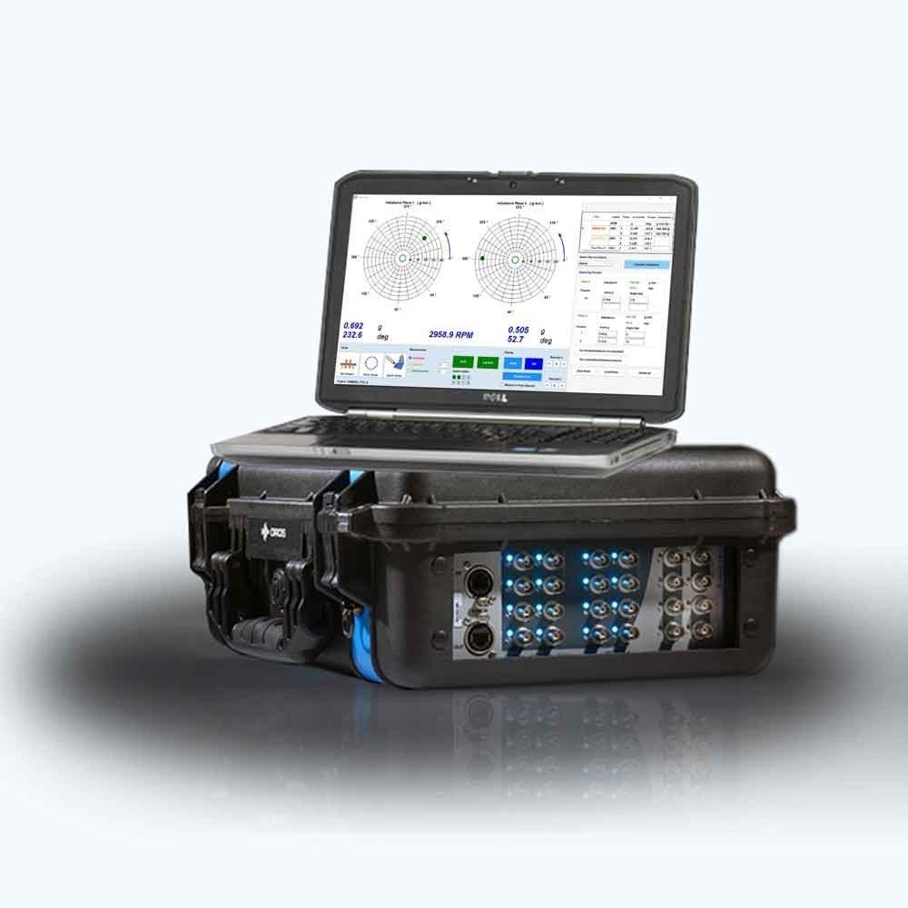 Vibration analysis software module - OROS - configuration / interface ...
