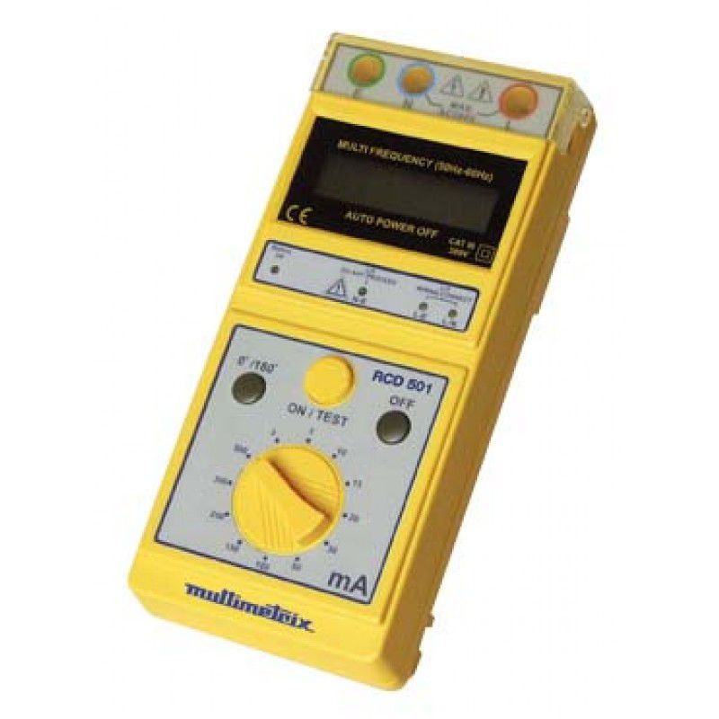 RCD tester - RCD 501 - MULTIMETRIX - portable / digital