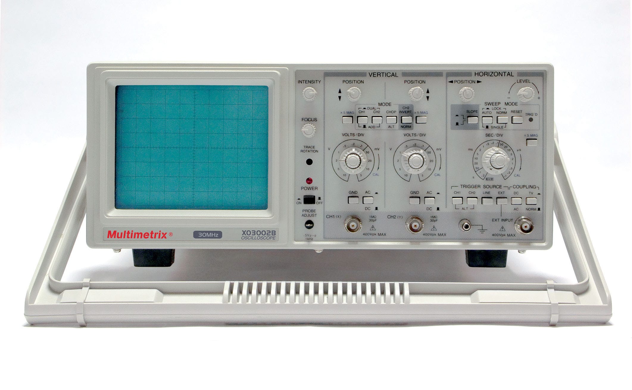 Analog oscilloscope - XO 3002B - MULTIMETRIX - bench-top / 2-channel