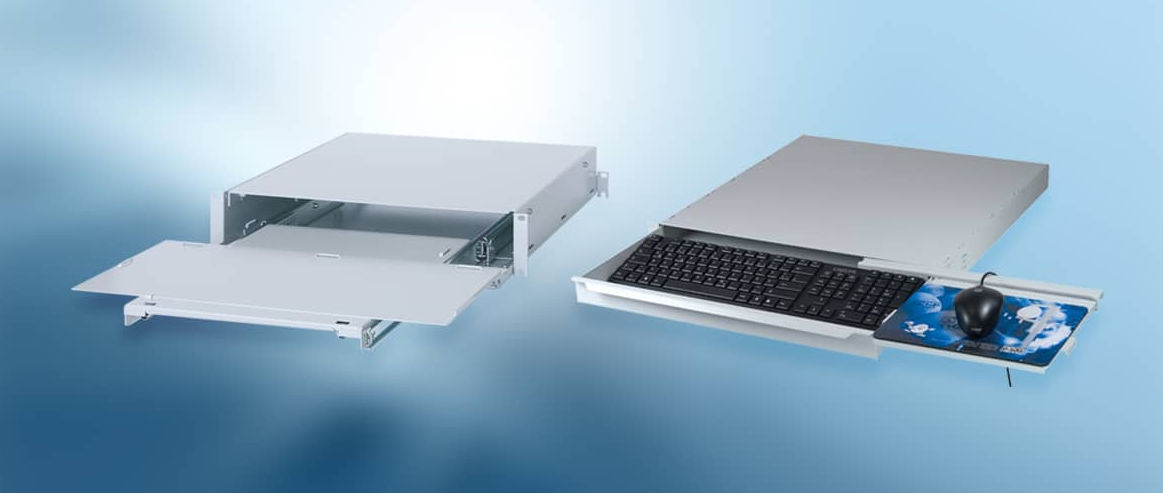 Custom-made drawer - 1 U / 2 U - apra-norm Elektromechanik GmbH