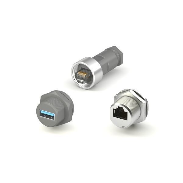 Data connector - SD series - ADAM tech - RJ45 / USB / HDMI