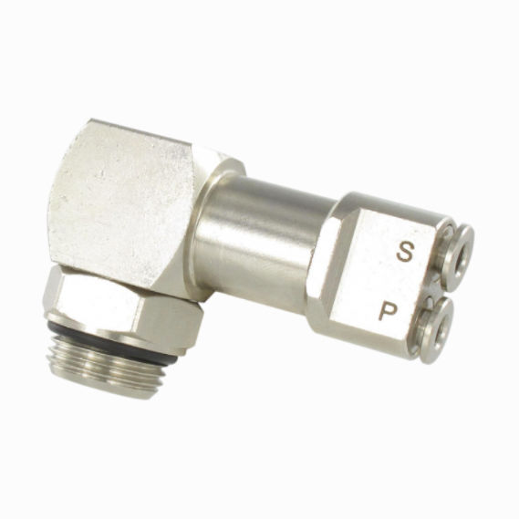 Sensor fitting - 1660 - SENGA - for compressed air / screw-in / push-in