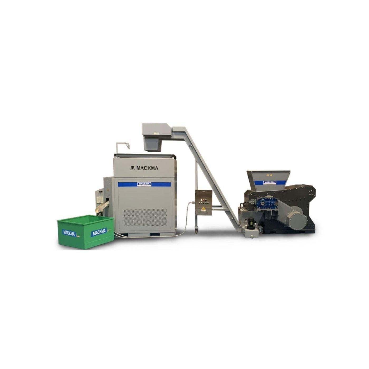 Metal chip briquetting machine - BTT75 - MACKMA - automatic