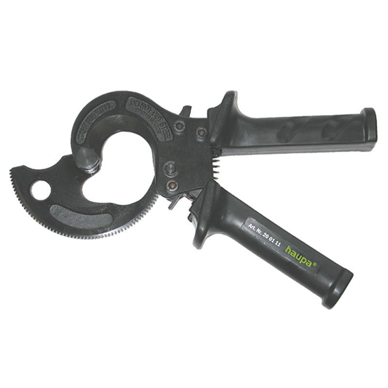 Manual cable cutter - 200111 - HAUPA GmbH & Co. KG - ratchet / two-hand