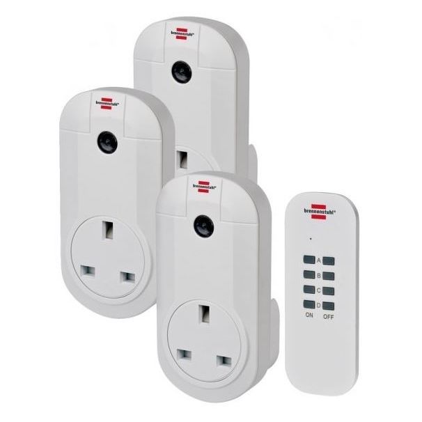 Wireless remote control - 1507043 - BRENNENSTUHL - with buttons ...