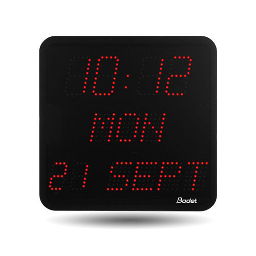 Digital clock - STYLE 7D - BODET TIME SPORT - LED / wall-mounted ...