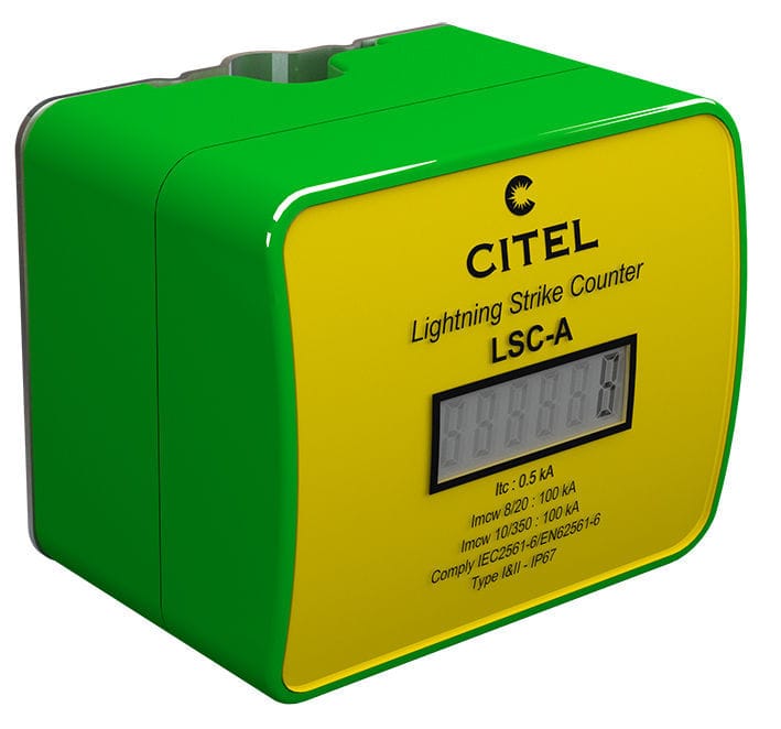 Digital lightning strike counter - 0.5 - 100 kA |LSC-A - CITEL - electronic