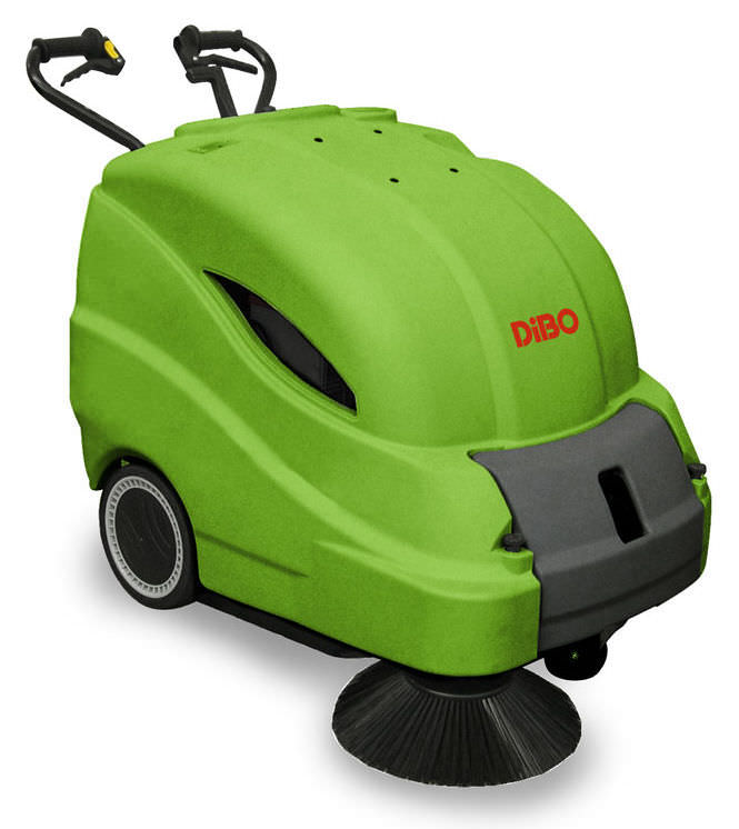 Walk-behind sweeper - 512 E - DiBO - gasoline / electric