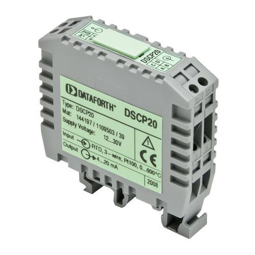 DIN rail mount temperature transmitter - DSCP20 - Dataforth Corporation - 2-wire / serial