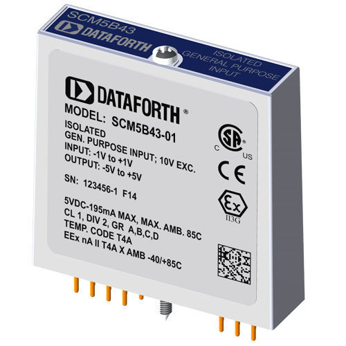 Input module with DC Excitation - SCM5B43 - Dataforth Corporation