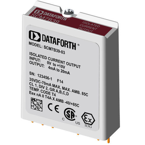 Current Output Module Scm7b39 03 Dataforth Corporation Insulated