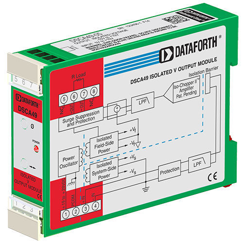 Output signal conditioning module - DSCA49-05 - Dataforth Corporation - voltage / isolated / DIN ...