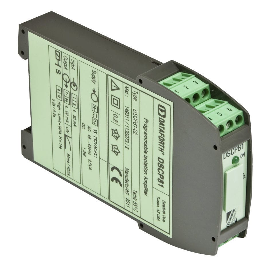 Input Signal Conditioning Module Dscp81 02 Dataforth Corporation