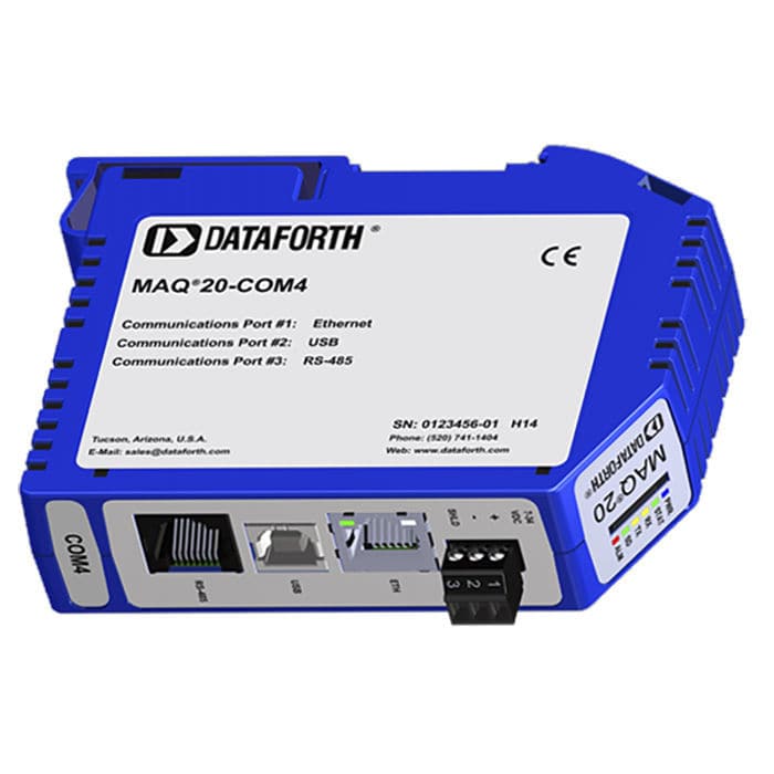 Ethernet communication module - MAQ20-COM4 - Dataforth Corporation - USB / RS-485 / Modbus RTU