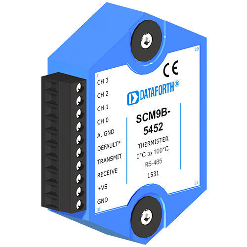 Four-channel signal conditioning module - SCM9B-5452 - Dataforth Corporation - input / output ...