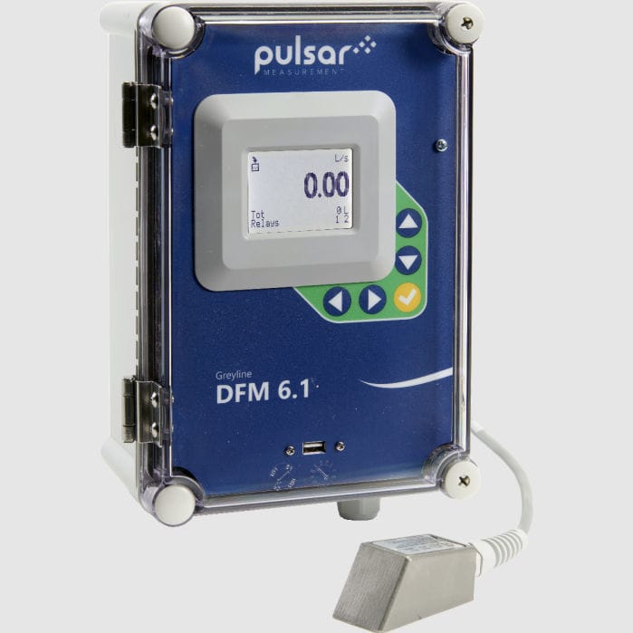 Doppler ultrasonic flow meter - DFM 6.1 - Pulsar Measurement - volume ...