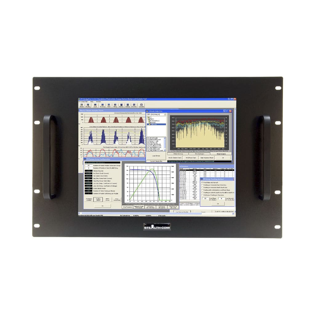 LCD monitor - SV-1510-RM - Stealth - resistive touch screen ...
