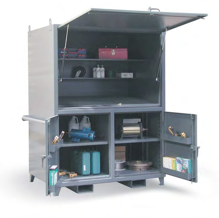 Storage cabinet - 56.5-3D-423JSB - Stronghold - floor-mounted / with ...