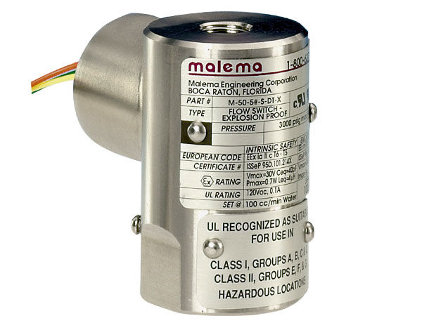 Mechanical flow switch - M-50X series - Malema - for liquids / in-line ...