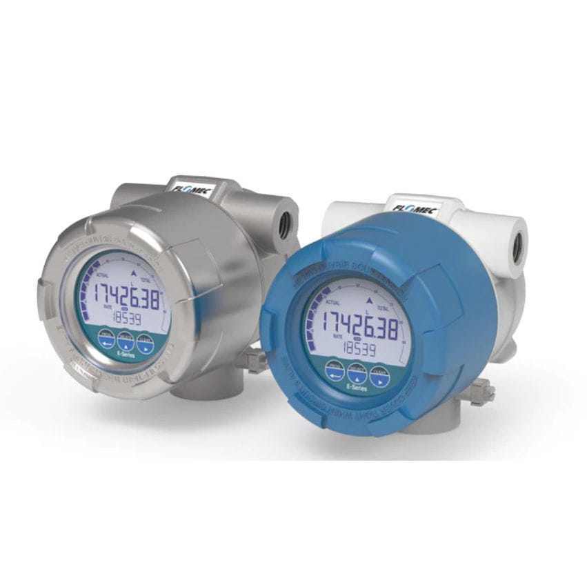 Flow indicator totalizer - E018 - FLOMEC - LCD display / pulse output / analog output
