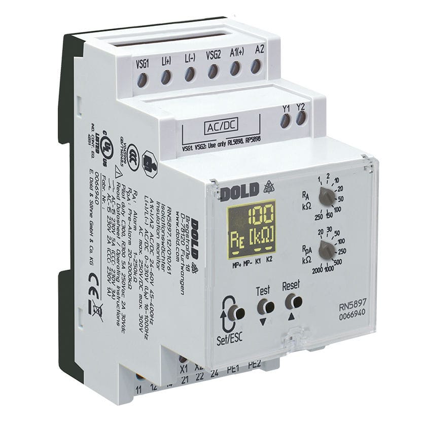 AC network insulation monitor - VARIMETER IMD | RN 5897/010 - DOLD - DC ...
