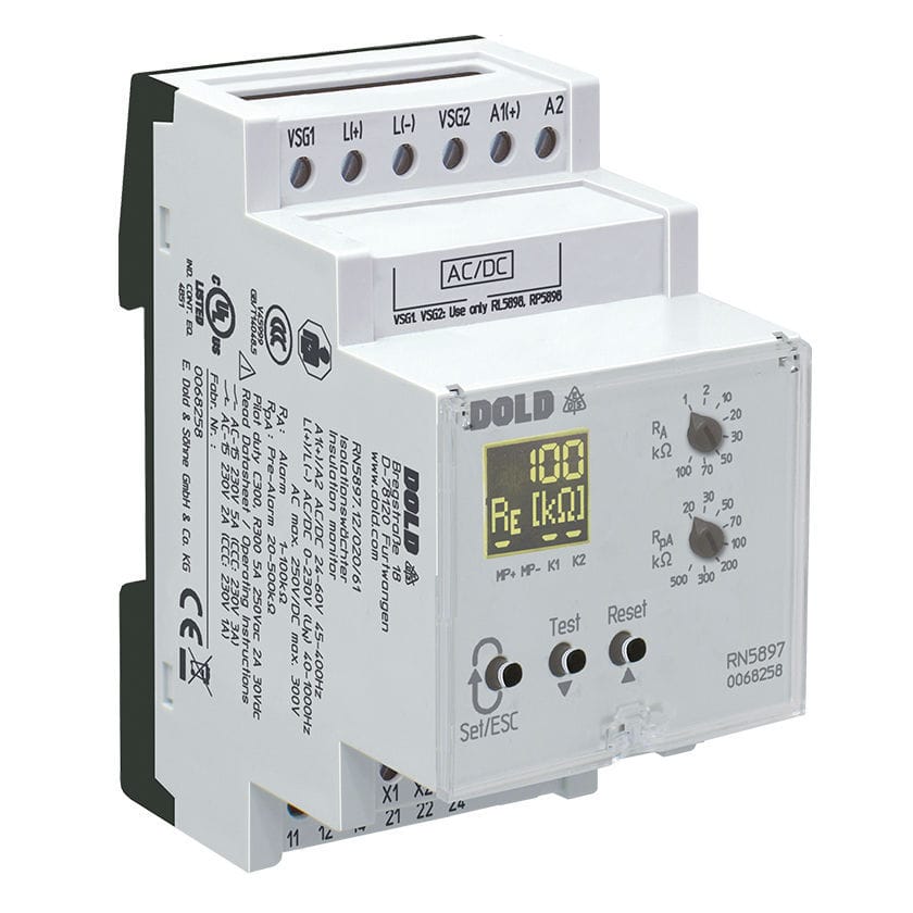 AC network insulation monitor - VARIMETER IMD | RN 5897/020 - DOLD - AC ...