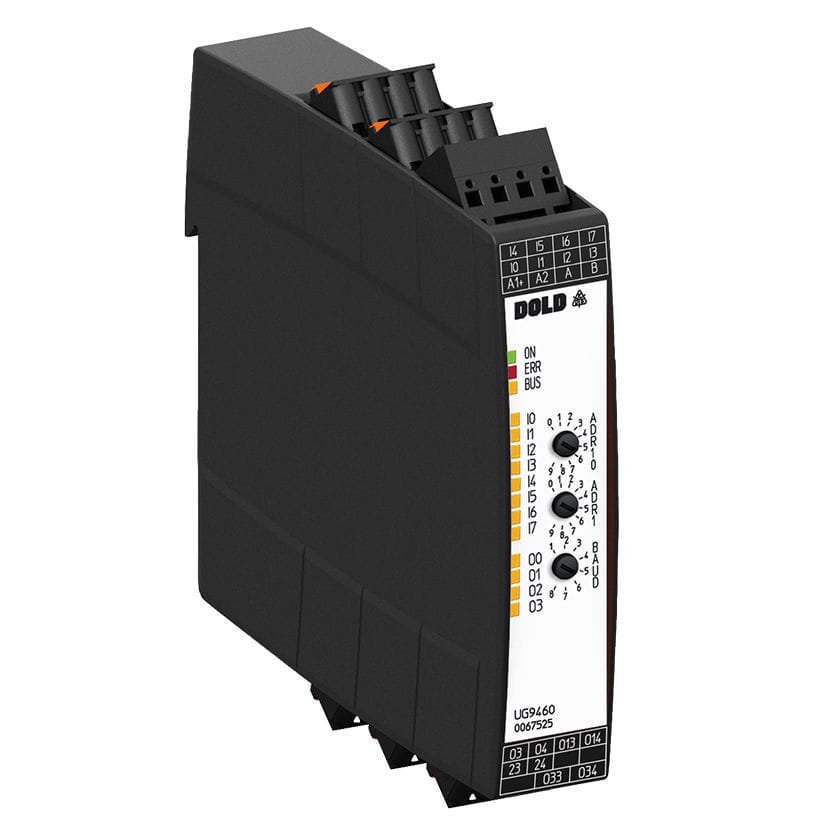 Digital I/O module - UG 9460 - DOLD - Modbus RTU / 8 digital inputs / 4 ...