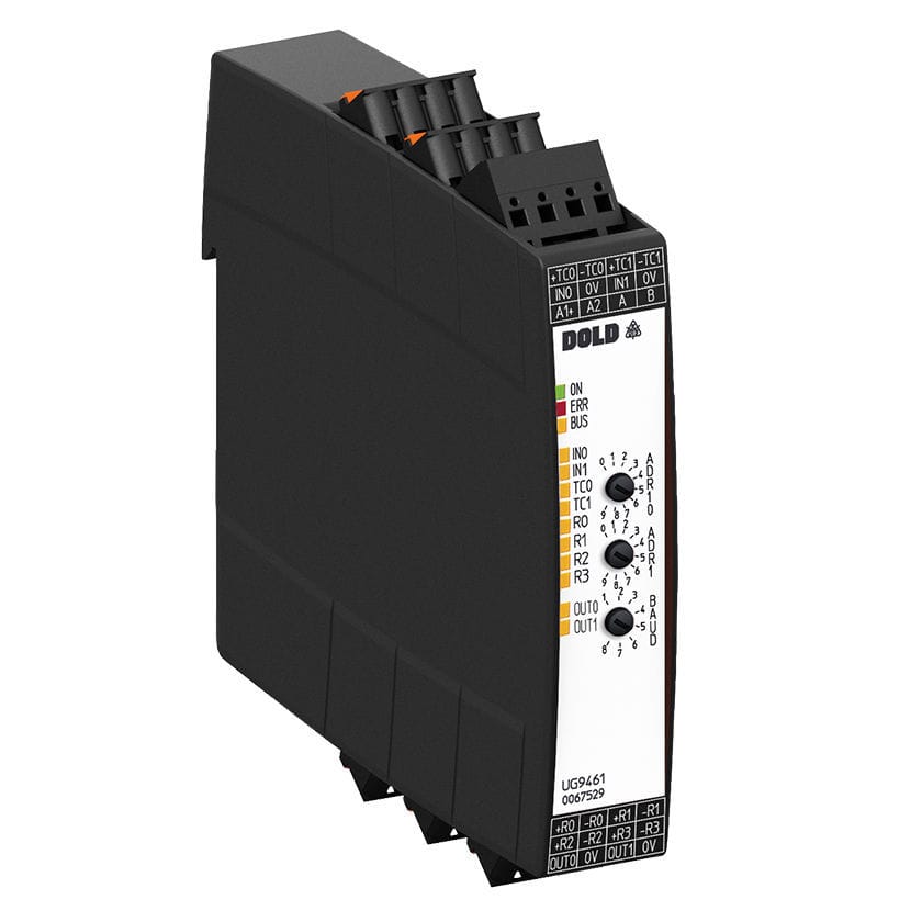 Analog I/O module - UG 9461 - DOLD - Modbus RTU / 8 analog inputs / 2 analog outputs