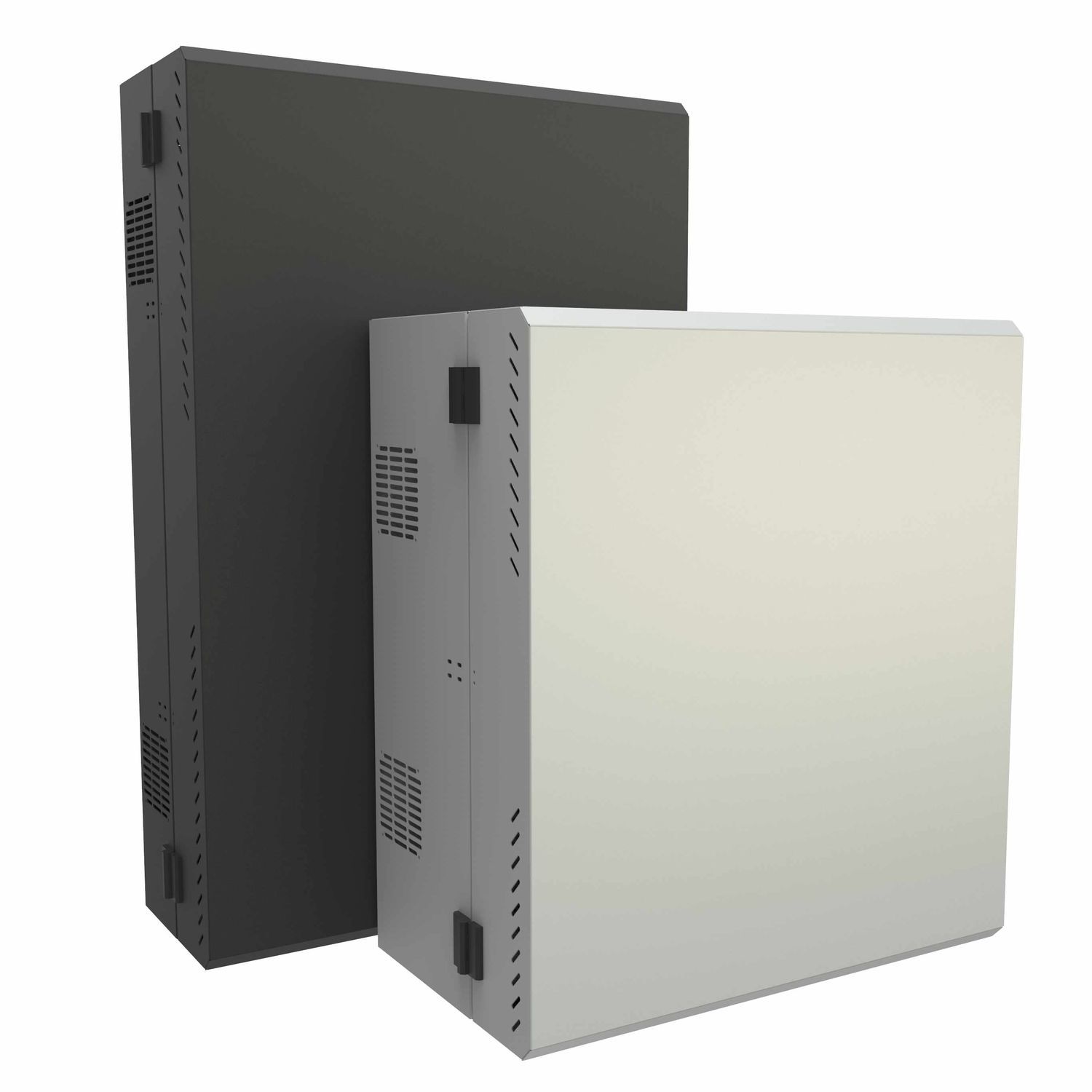 Wall-mount network cabinet - HLP Series - Hammond - low-profile / low