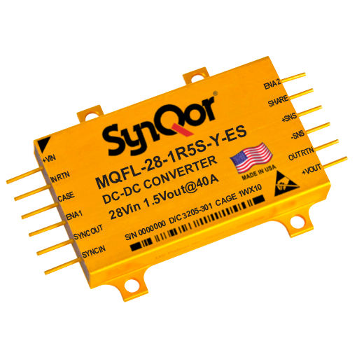 Regulated DC/DC converter - MQ 28 series - SYNQOR - printed circuit ...