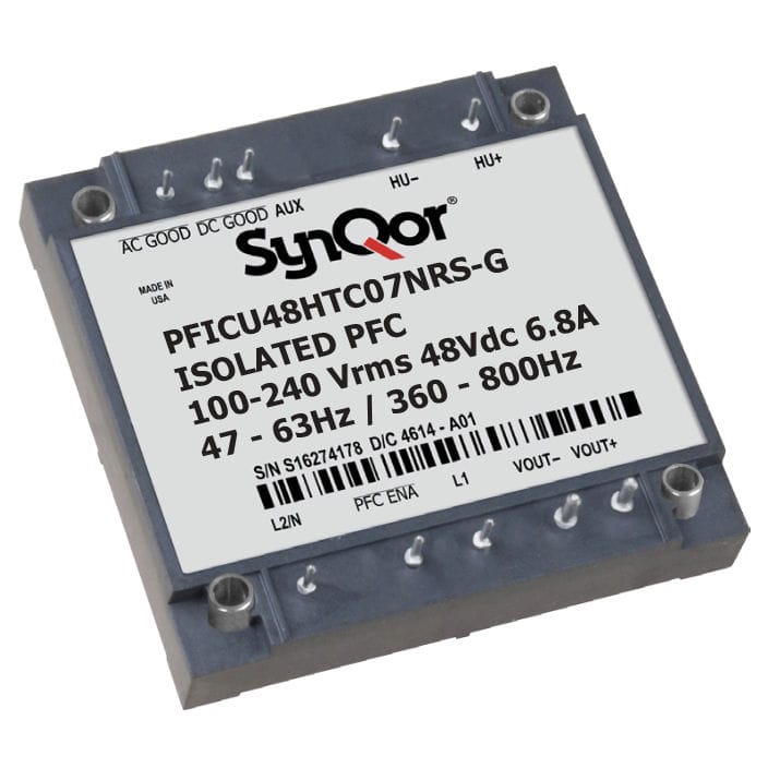 PFC module - PFICU series - SYNQOR
