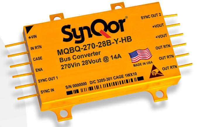 Unregulated DC/DC converter - MQBQ series - SYNQOR - printed circuit ...