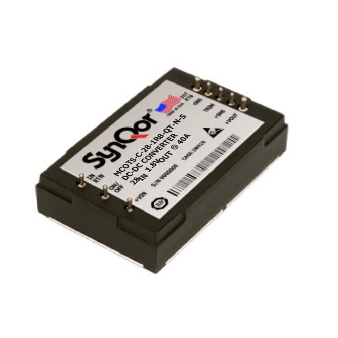 Printed circuit DC/DC converter - Mil-COTS 28 - SYNQOR - regulated / single-output / dual-output
