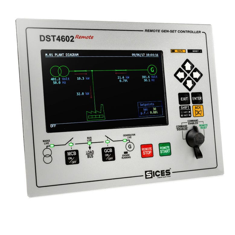 Parallel generator set controller - DST4602 remote - S.I.C.E.S. - manual
