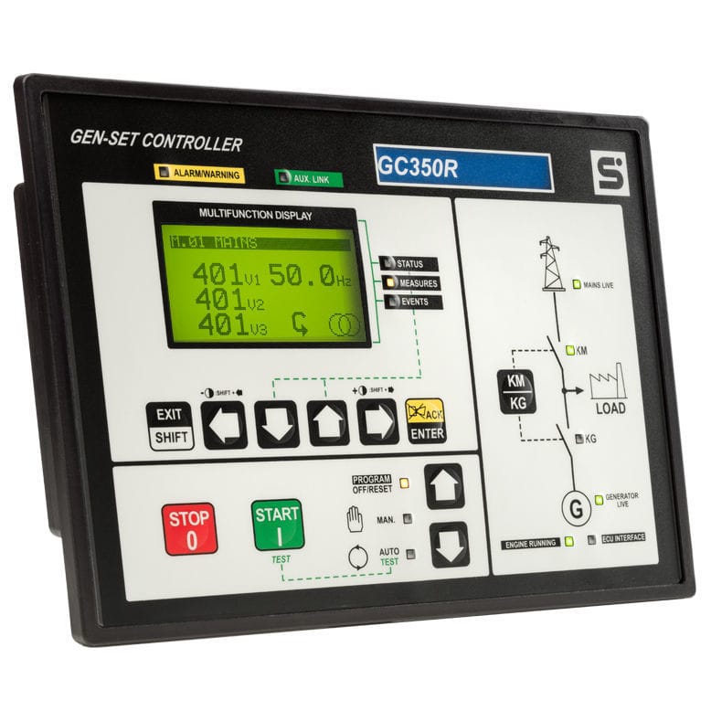 Digital generator set controller - GC 350-R - S.I.C.E.S. - for marine ...